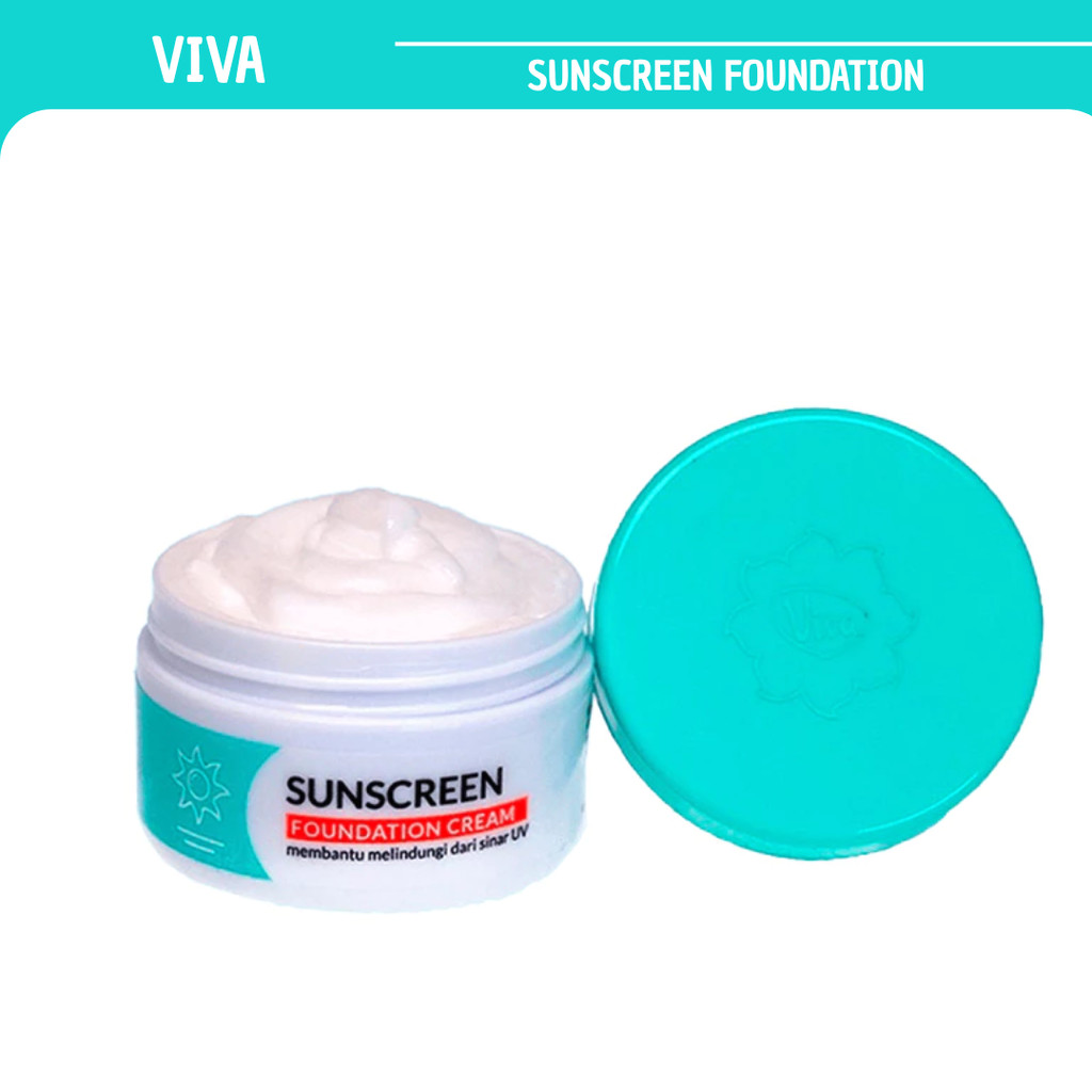 Jual Viva Sunscreen Foundation with Ekstra UV Filter 22g/Tabir Surya ...