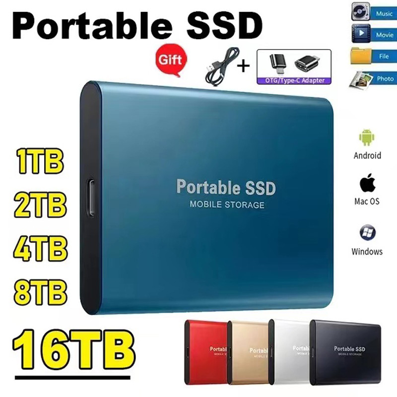 Jual 2025 New External Hard Drive 1TB Storage Drive Mini Solid-state ...
