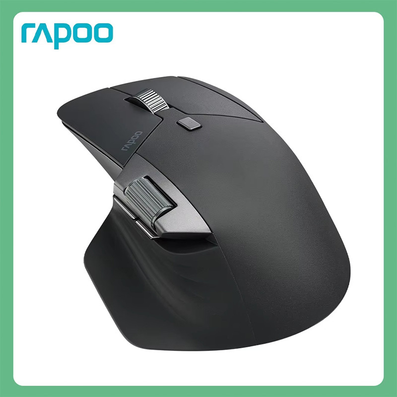 Jual Rapoo MT760 Rechargeable Multi-mode Wireless Mouse Ergonomic 3200 ...