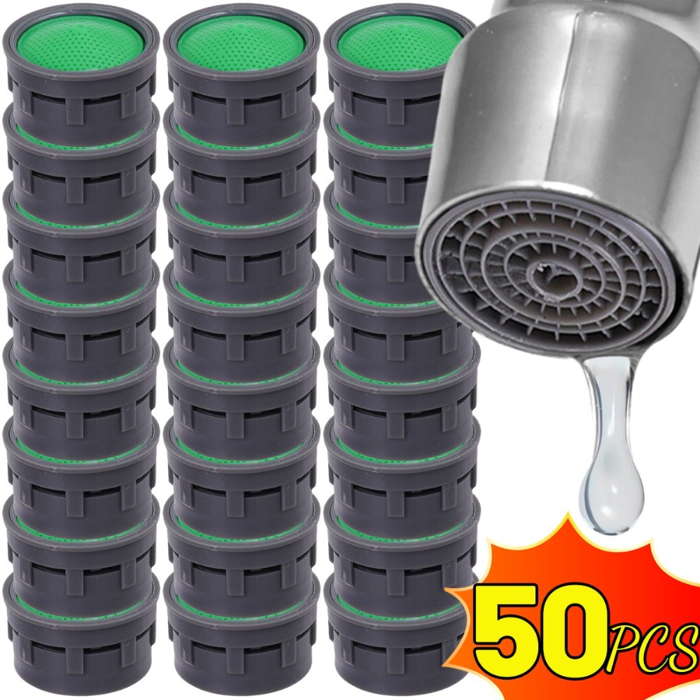 Jual 50/5PCS Faucet Filter Aerator Flow Restrictor Replacement Parts ...