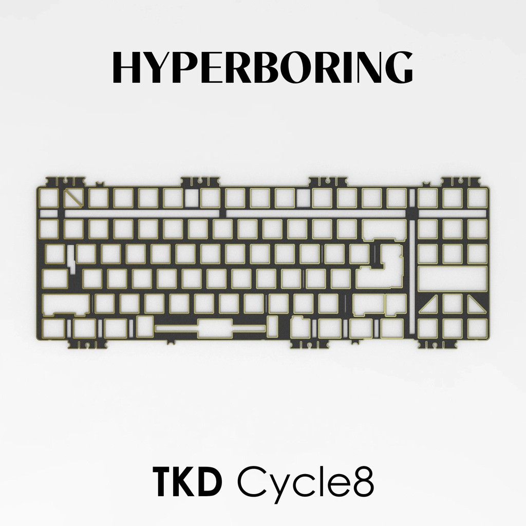 Jual TKD Cycle8 keyboard plates PP PC FR4 Aluminum CF ( for plate mount ...