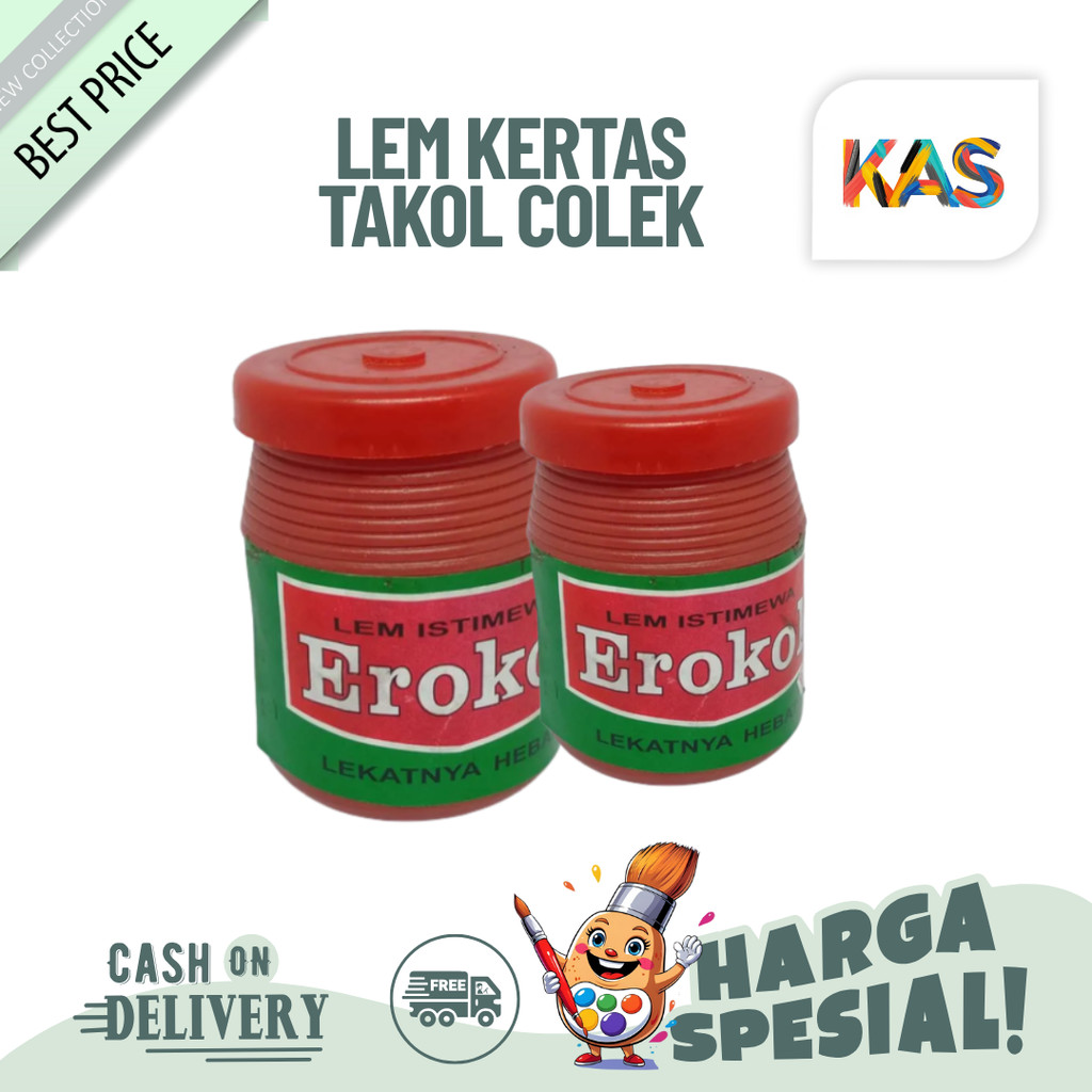Jual Lem Kertas Erokol Lem Kertas Takol Colek Super Kuat Ukuran Kecil ...