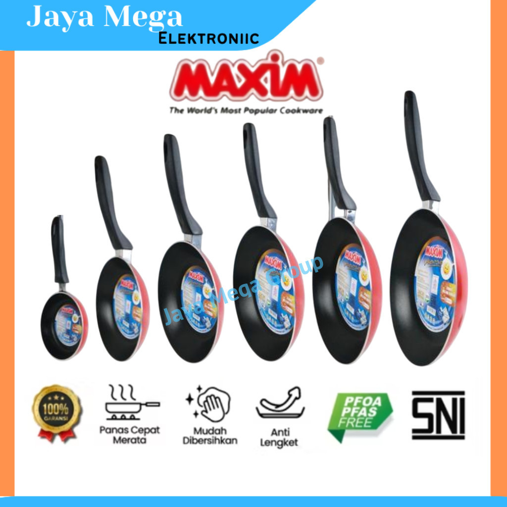 Jual MASPION MAXIM Valentino Frypan Wajan Penggorengan Teflon Anti ...