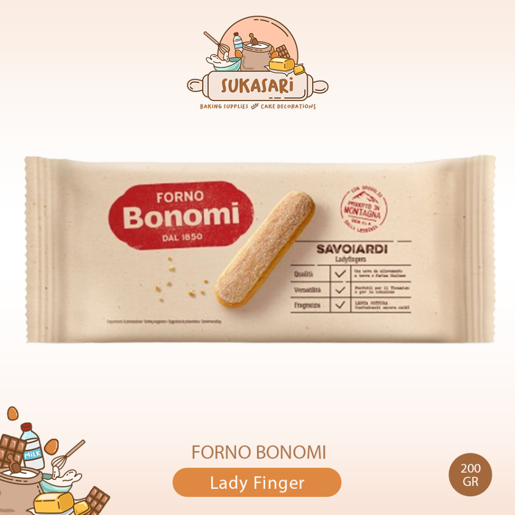 Jual Forno Bonomi Lady Finger 200gr Tiramisu Lady Finger | Shopee Indonesia