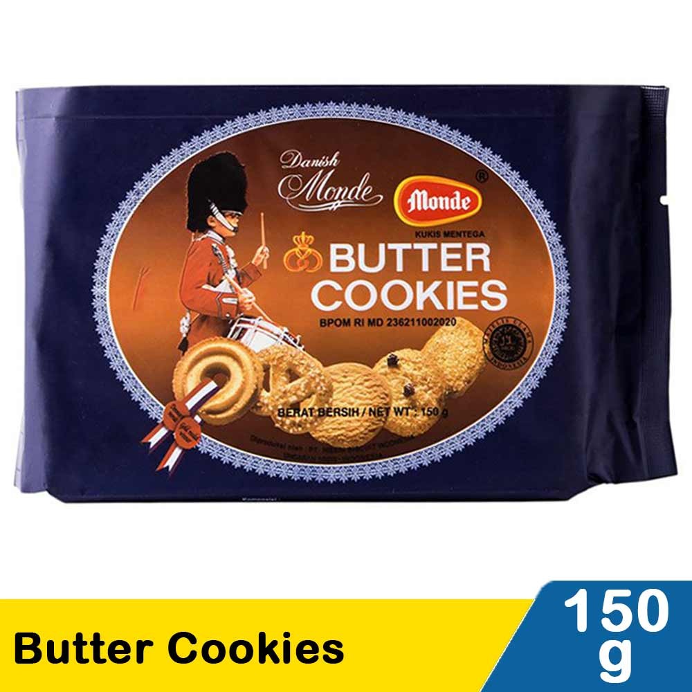 Jual MONDE BUTTER COOKIES 150g | Shopee Indonesia
