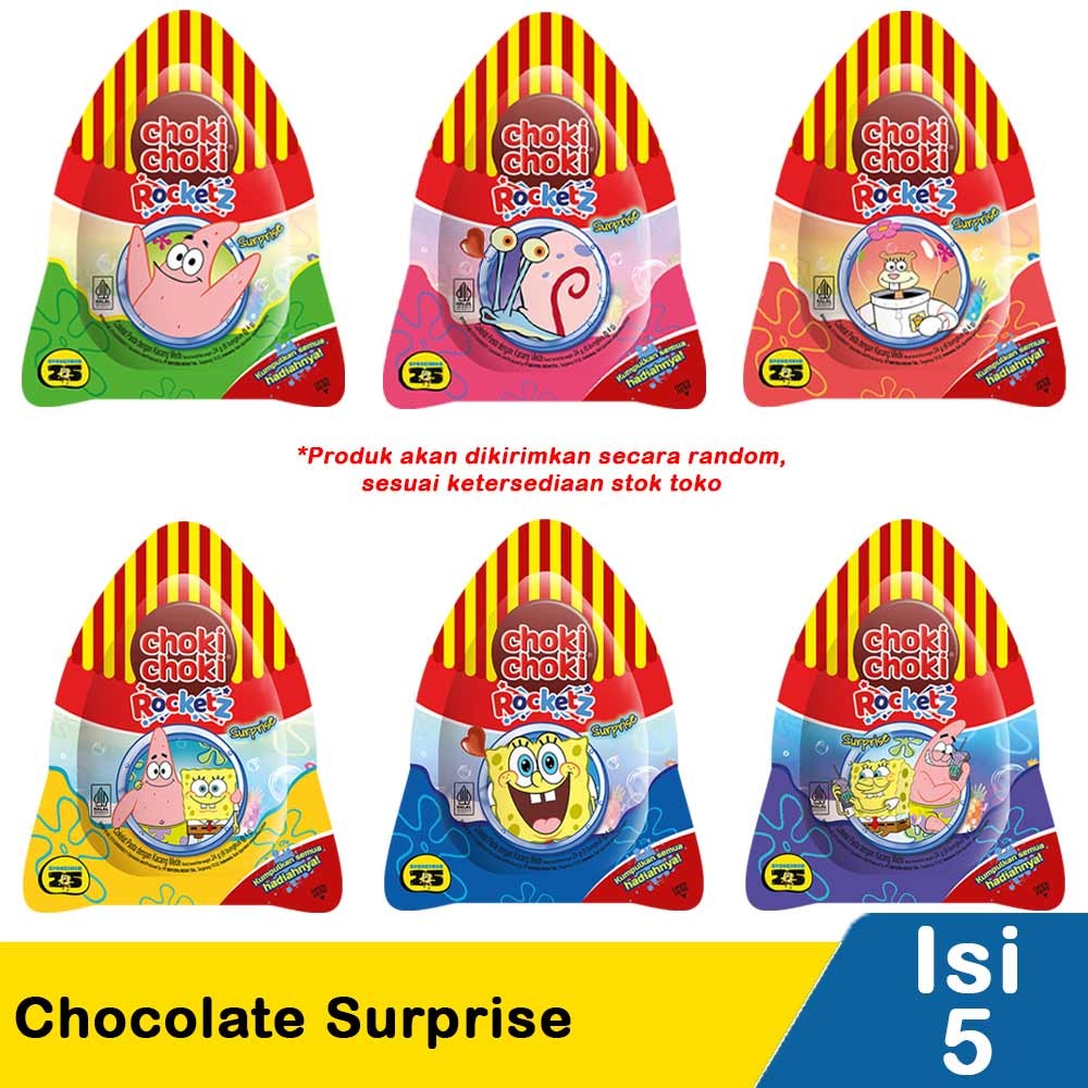 Jual CHOKI CHOKI CHOCOLATE ROCKETZ SURPRISE 6x4g | Shopee Indonesia