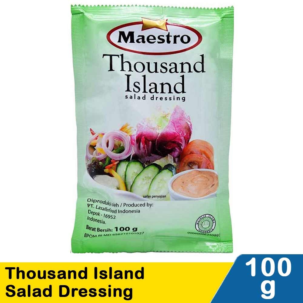 Jual MAESTRO THOUSAND ISLAND SALAD DRESSING 100g | Shopee Indonesia