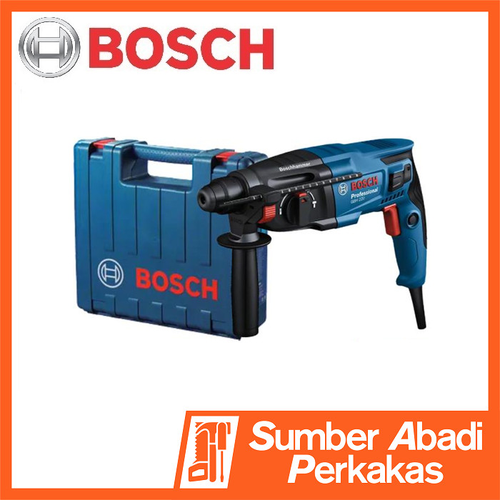 Jual BOSCH GBH220 Mesin Bor Bobok Rotary Hammer Drill Impact Beton Tembok SDS Plus GBH 220 Jack ...