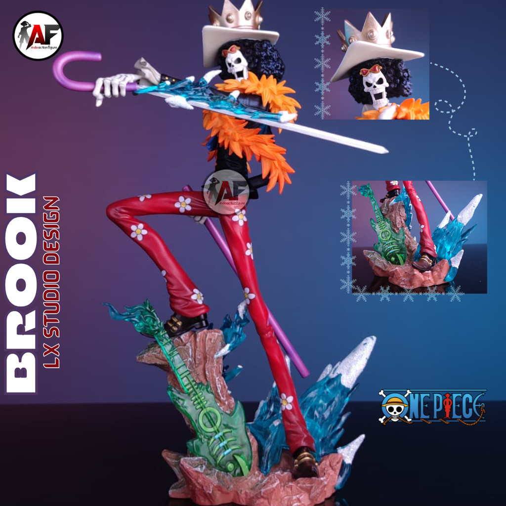 Jual Statue Action Figure One Piece Brook LX Studio Design Recast ...