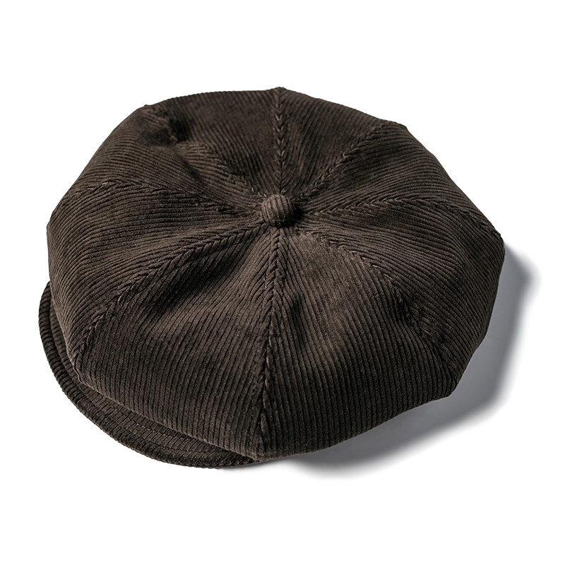 Jual Rugged Bronson Heritage Corduroy Newsboy Cap Winter Men's 8-Panel ...