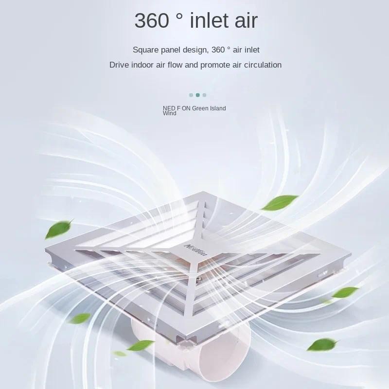 Jual Green Island Wind Integrated Ceiling Ventilation Fan 30x30 Kitchen ...