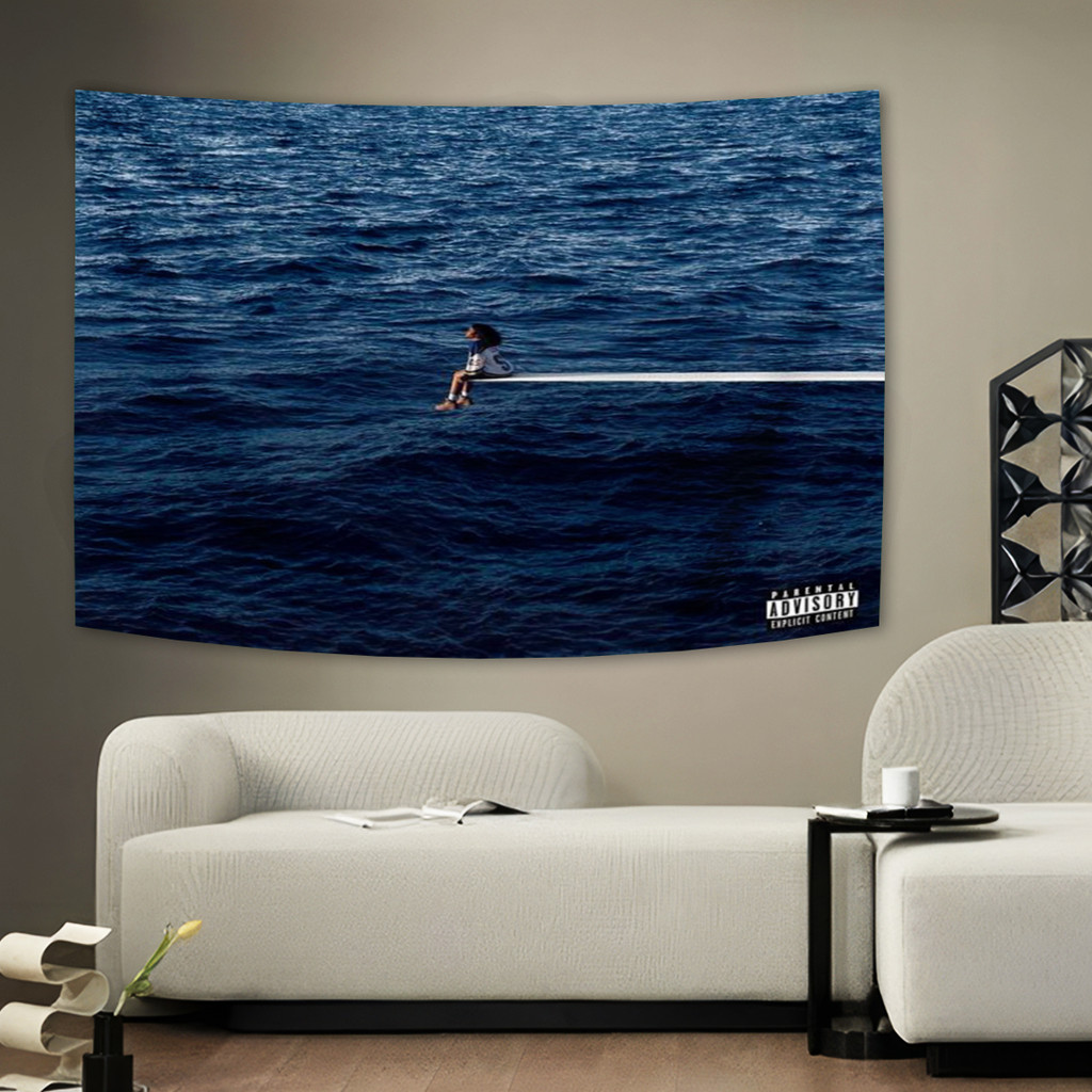Jual 90x150cm SZA Sos Popular Album Art Music Cover Poster Tapestry ...