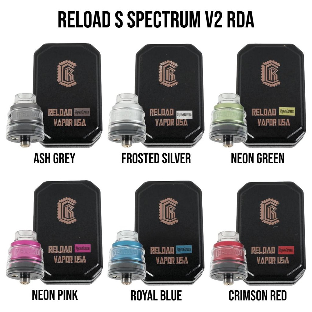 Jual Atomizer Vape Reload S RDA 24MM Spectrum V2 Series Authentic By ...