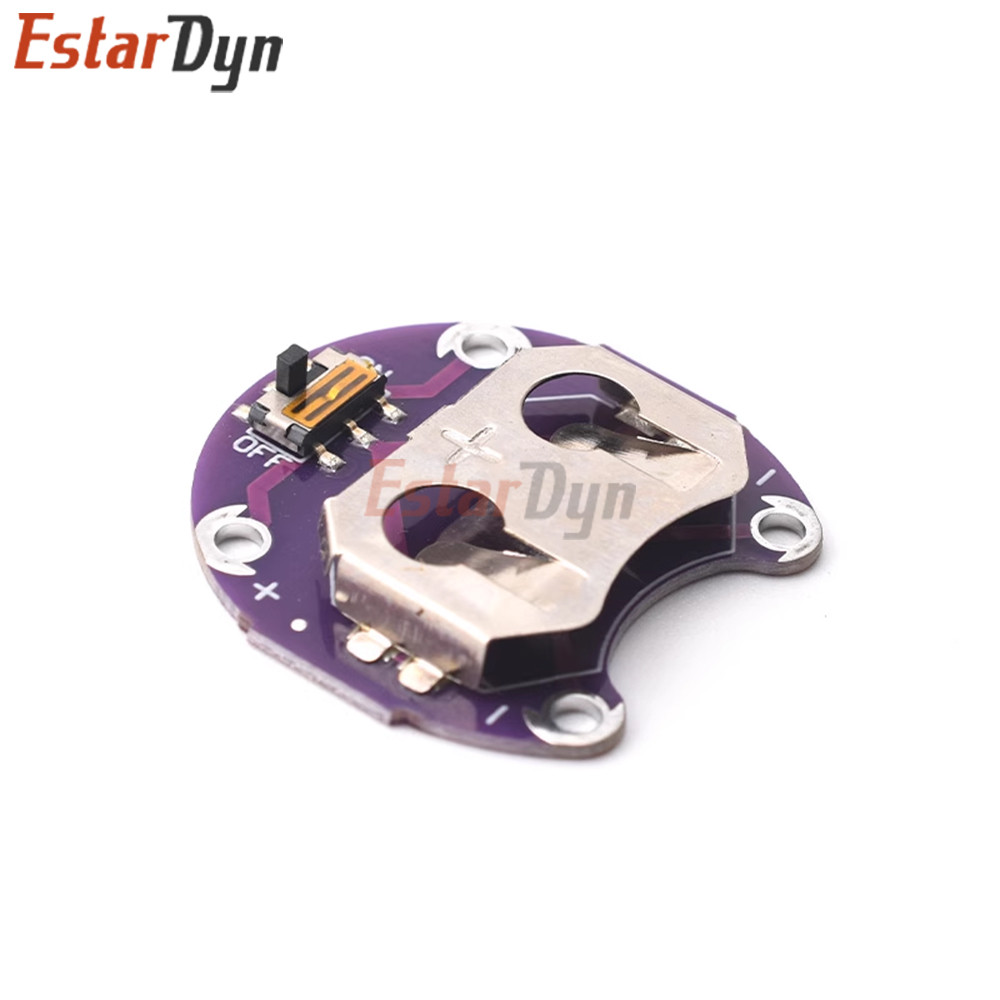 Jual LilyPad CR2032 Coin Cell Battery Holder with Slide Switch Sewable ...
