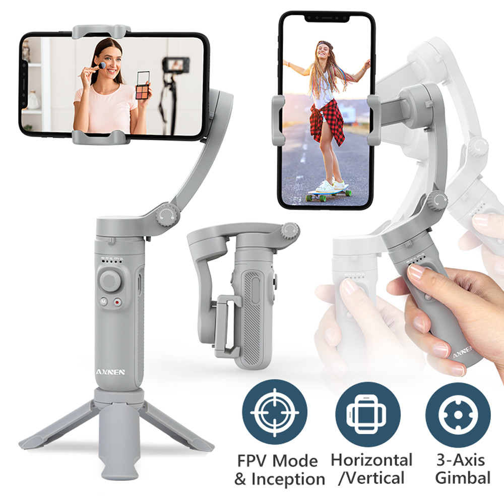 Jual Handheld 3-Axis Gimbal Stabilizer for Smartphone Cellphone, Video ...