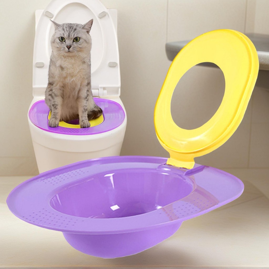 Jual Cat Toilet Trainer Kit Cat Toilet Training Reusable Urinal Potty ...