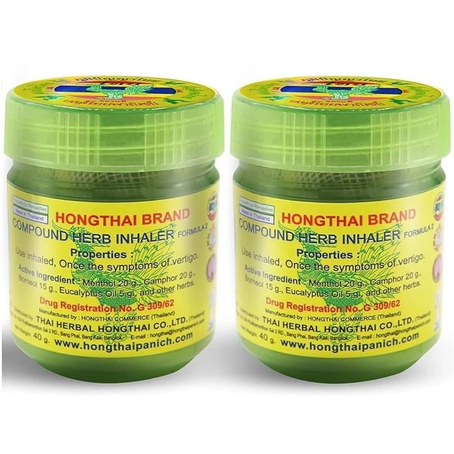 Jual Inhaler Traditional Thai 100% Original Thailand Balm Inhalant ...
