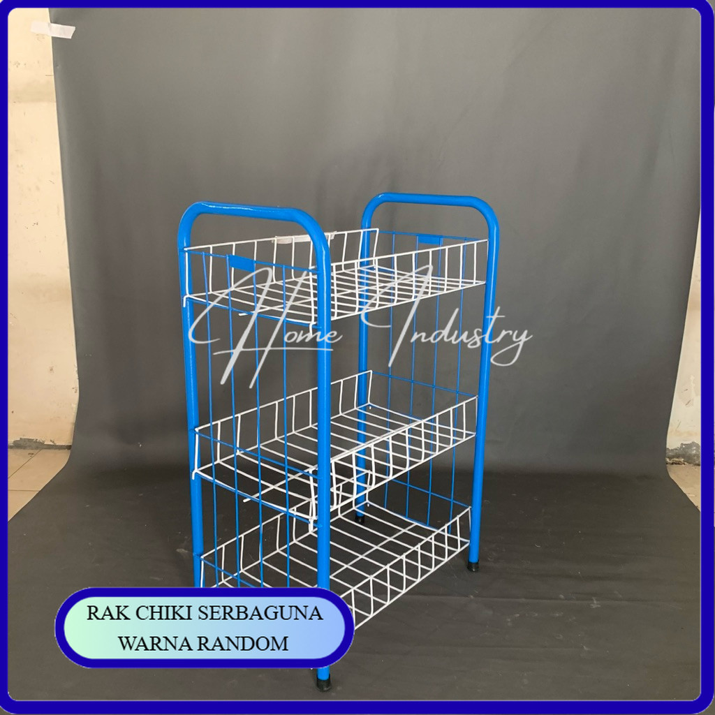 Jual Rak chiki serbaguna mini s-3 warna random/rak toko/rak display ...
