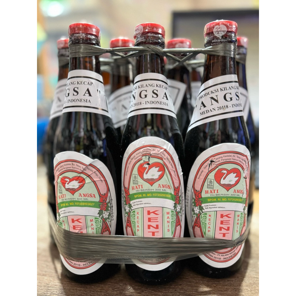 Jual Kecap Manis Angsa 300ml (tutup Merah) @ 12 botol kaca / 1 lusin ...