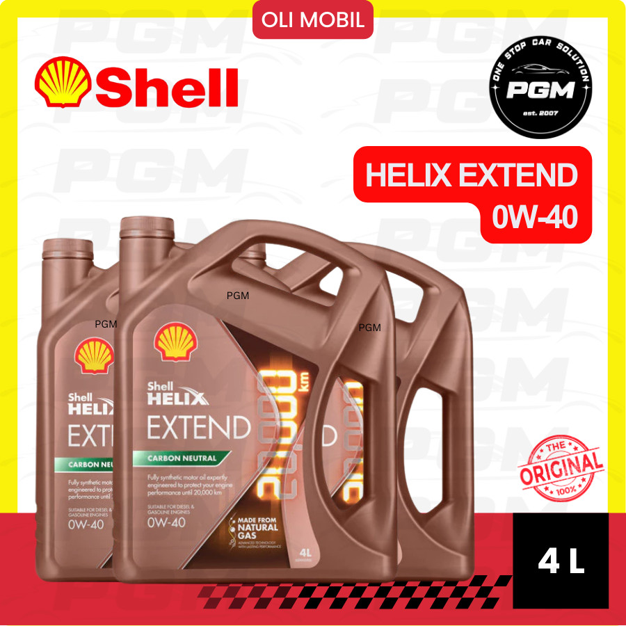 Jual Oli Mobil Helix HX Extend 0W40 4L Galon (Dijamin Ori 100% ...
