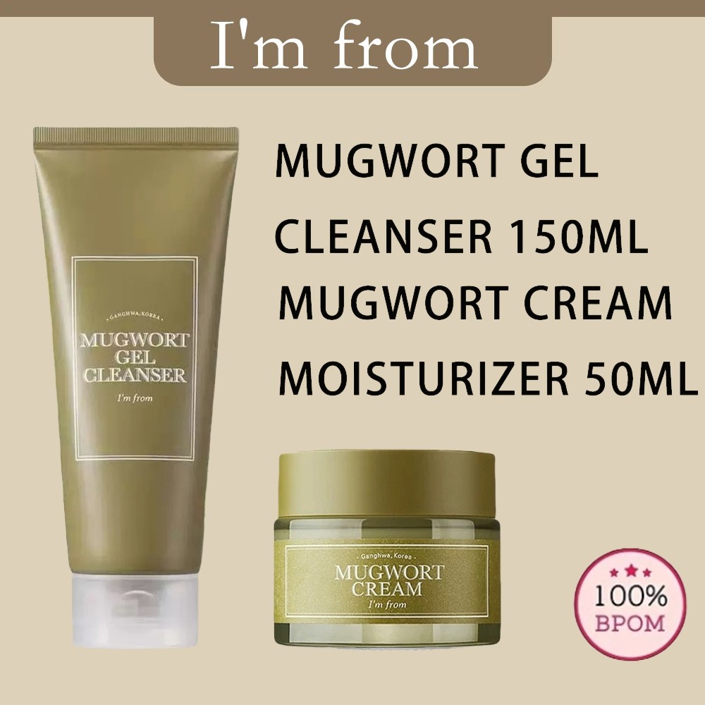 Jual Mugwort cream / Moisturizer 50ml Mugwort Gel Cleanser 150ml ...