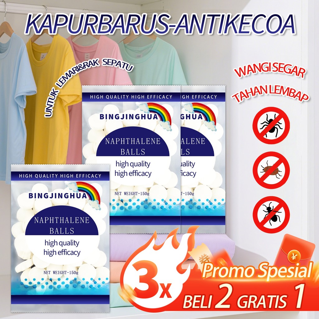 Jual Para Moth Balls 150 gr*3 - kapurbarus Wangi Alami Menghilangkan ...