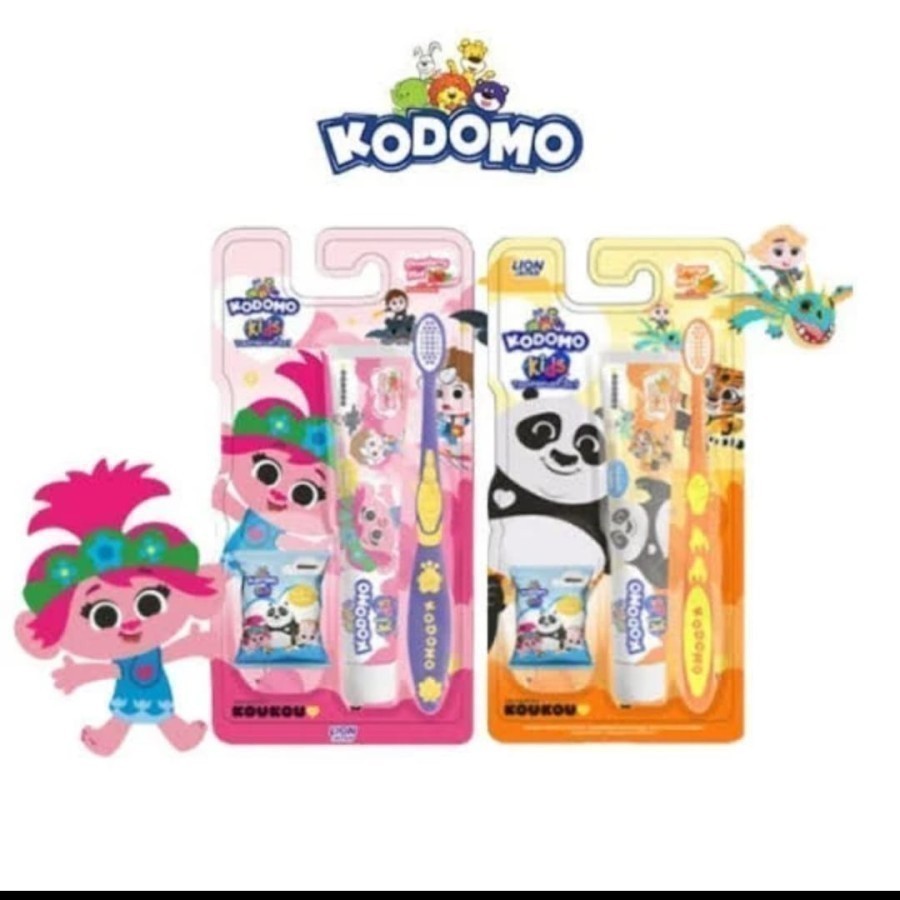 Jual Kodomo Sikat + Pasta Gigi 2in1 Anak + Mainan | Shopee Indonesia