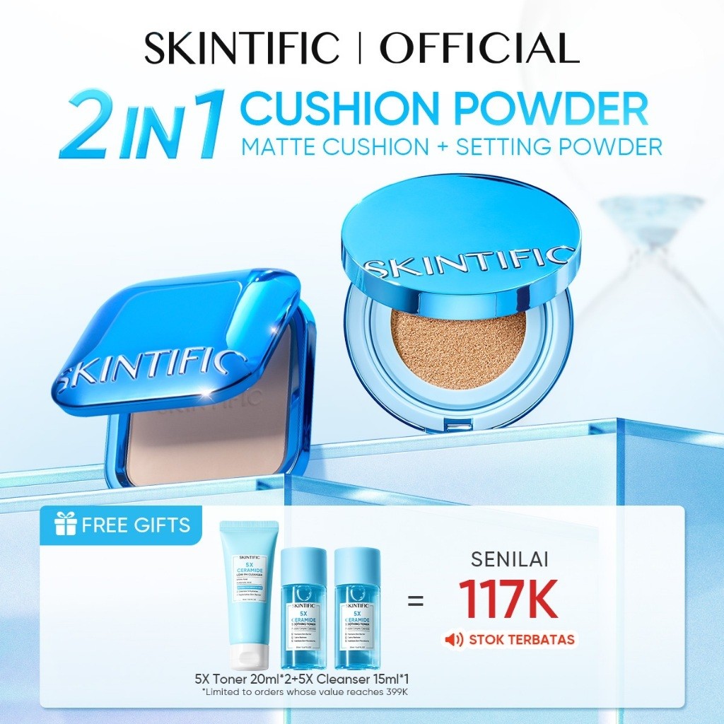 Jual SKINTIFIC -2pcs Paket Makeup 2in1 Set | Perfect Stay Velvet Matte ...