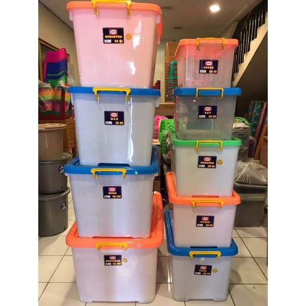 Jual SHINPO CONTAINER BOX 30 45 52 60 70 82 95 130 150 195 Liter ...