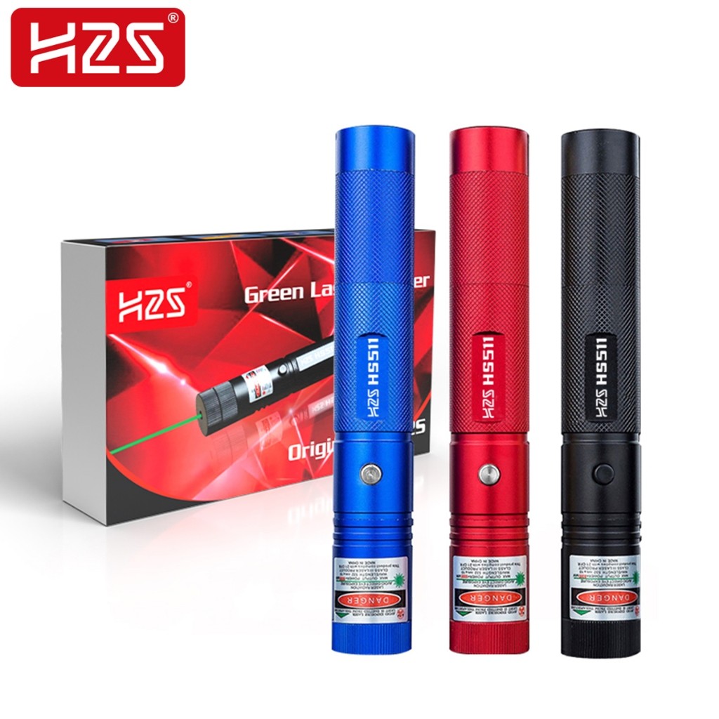 Jual GERALSIR H2S Green Laser Pointer 511 Jarak Jauh Hijau Hitam ...
