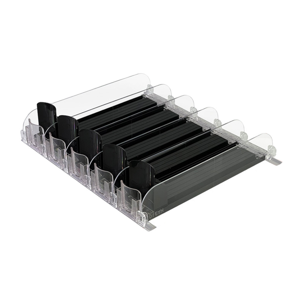 Jual Can Shelf Pusher Adjustable WidthCanned Beverage Push Rack Spring ...