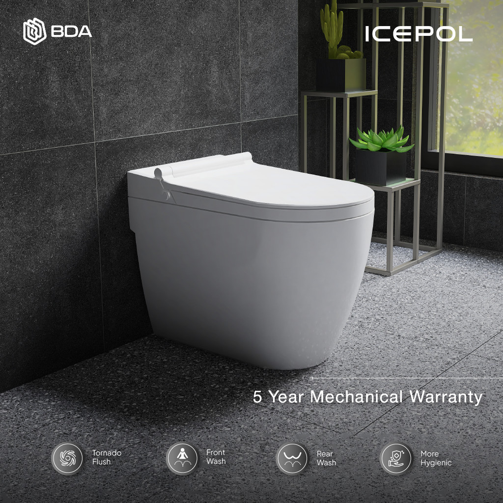 Jual Icepol Kloset Toilet WC Duduk Ecowasher Smart Bidet Closet Desain ...