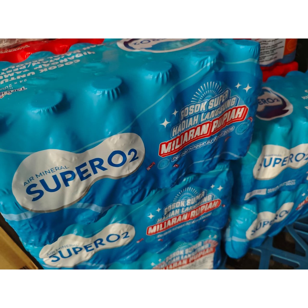 Jual Air Mineral Super O2 200ml KRAT | Shopee Indonesia
