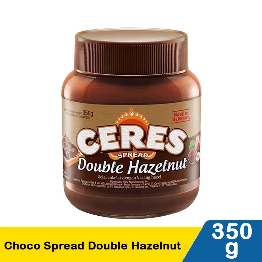 Jual CERES CHOCO SPREAD DOUBLE HAZELNUT 350g | Shopee Indonesia