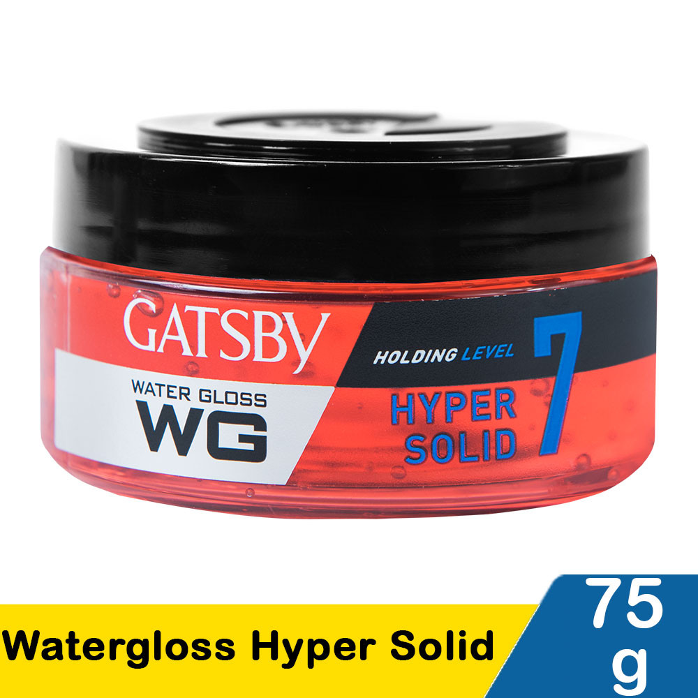 Jual GATSBY WATERGLOSS HYPER SOLID 75g | Shopee Indonesia
