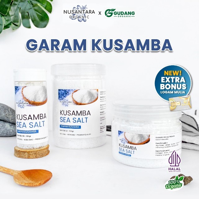 Jual Nusantara Organic Garam Kusamba Natural Sea Salt Premium Lokal ...