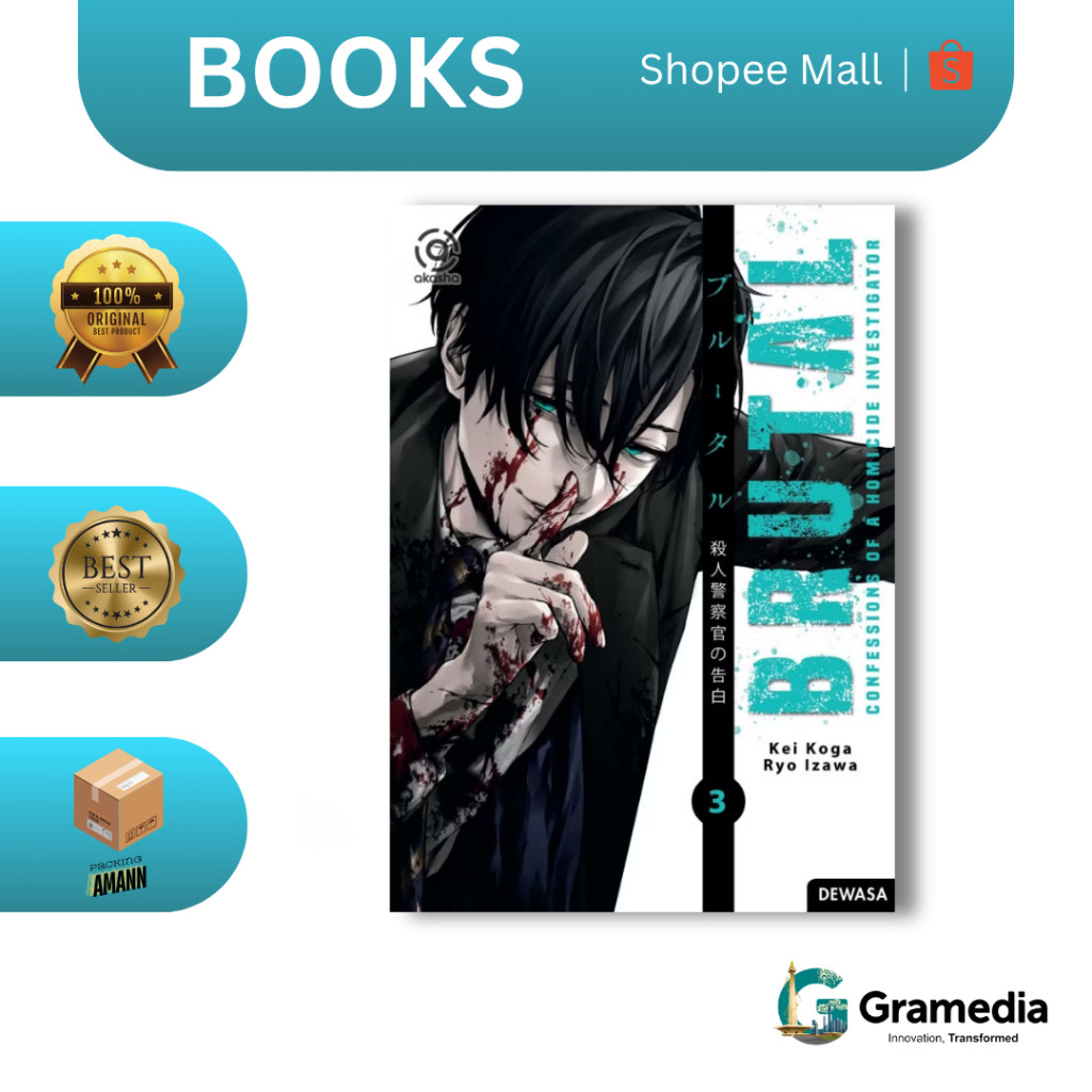 Jual Gramedia MKG - Komik Akasha: Brutal: Confession of a Homicide Investigator 03 (Kei Koga ...