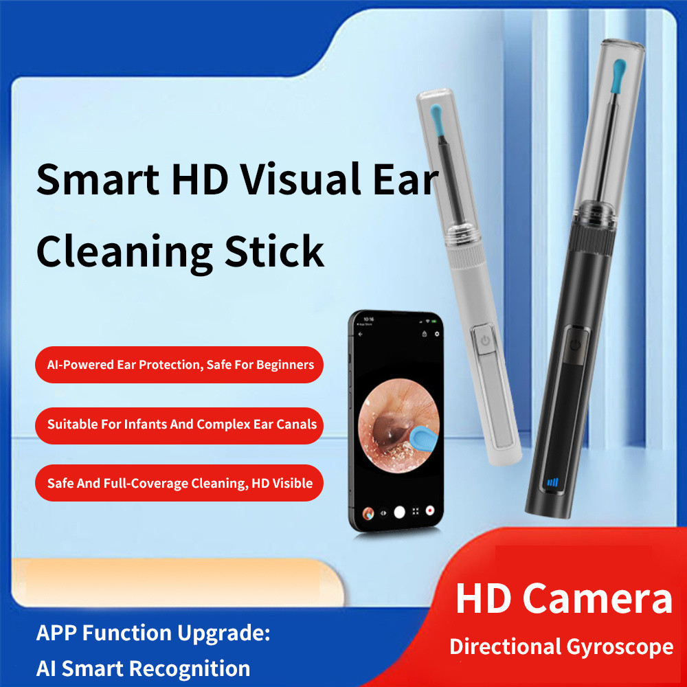 Jual Wireless Smart Visual Ear Cleaner Otoscope Ear Wax Removal Tool ...