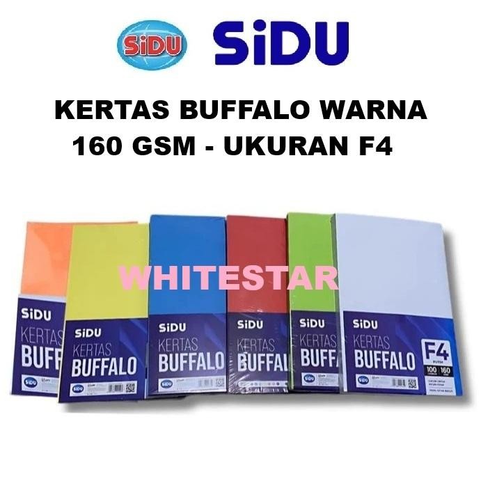 Jual kertas buffalo / bufallo sidu / sinar dunia ukuran F4 / folio ...