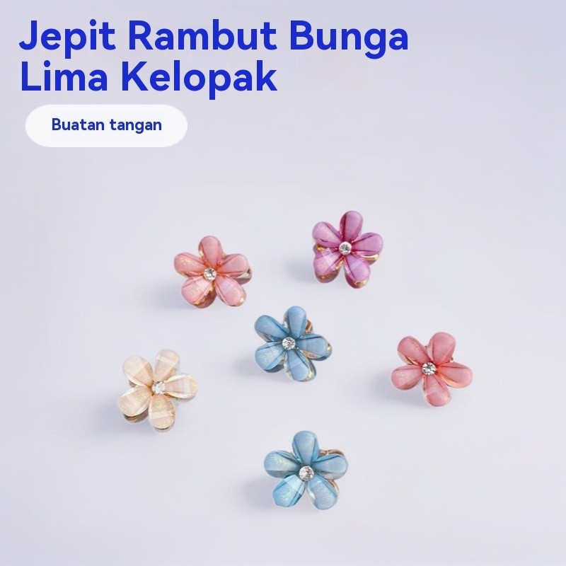 Jual JEPITAN RAMBUT BUNGA CRYSTAL ALLOY KOREAN PREMIUM / JEDAI RAMBUT ...
