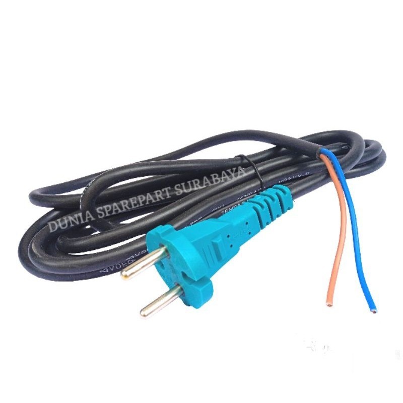Jual Kabel Power Mesin Bor Gerinda Ketam Trimmer 2 x 3 Meter / Kabel ...