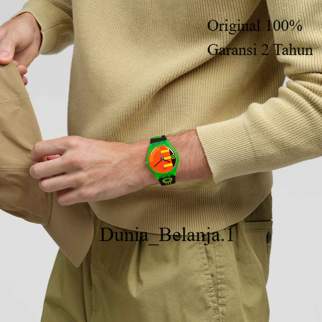 Jual Original 100%!!Jam Tangan Unisex SWATCH SO29G106 Neon Rider ...