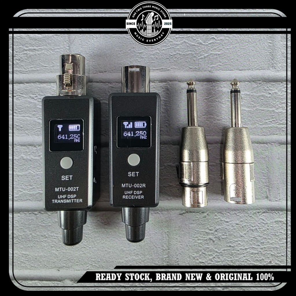 Jual UHF DSP XLR Male Female UHF Professional Wired to Wireless ...