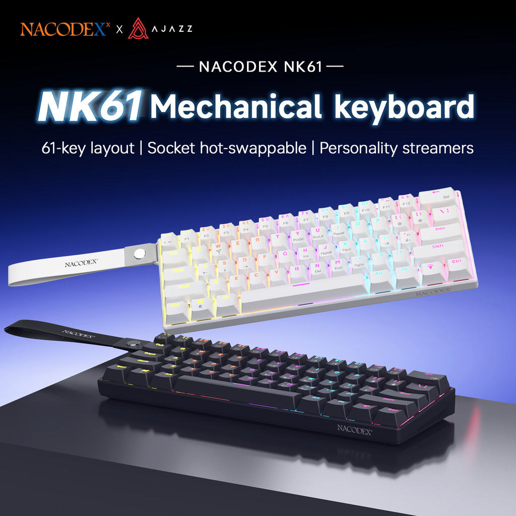 Jual Ajazz x Nacodex NK61 Wired Mechanical Keyboard | Shopee Indonesia