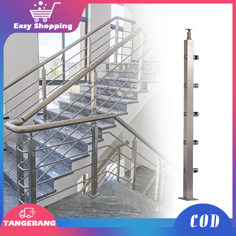 Jual Tiang Railing Tangga Pipa Jari Jari 85cm Stair Handrail Columns ...