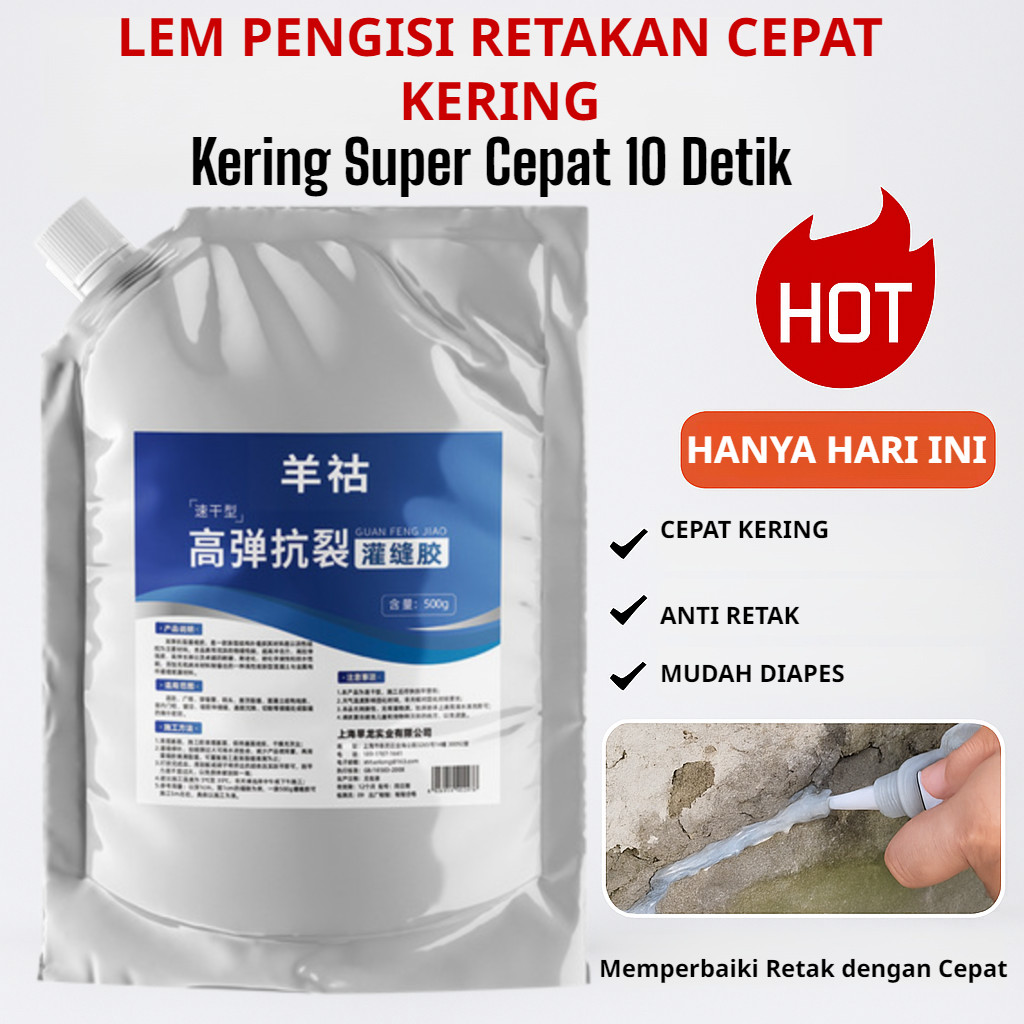Jual 【Pengiriman 24 Jam + COD】[Kering Super Cepat 10 Detik] Lem Atap ...