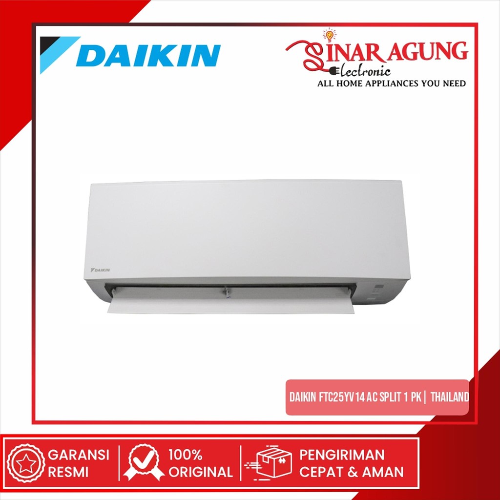 Jual DAIKIN FTC25YV14 AC SPLIT 1 PK 1 PK STANDART -GARANSI RESMI | Shopee Indonesia