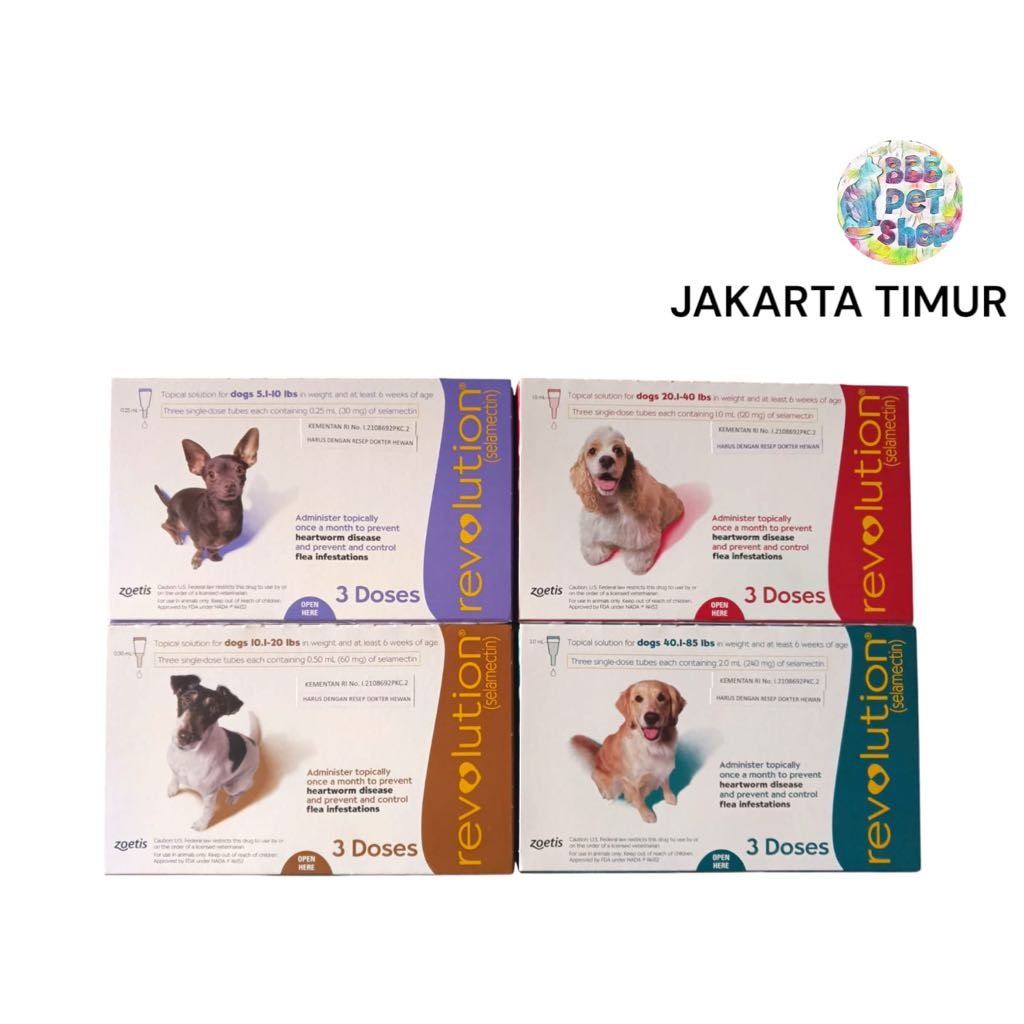 Jual TERASHOP REVOLUTION OBAT KUTU / REVOLUTION CAT / REVOLUTION DOG ...