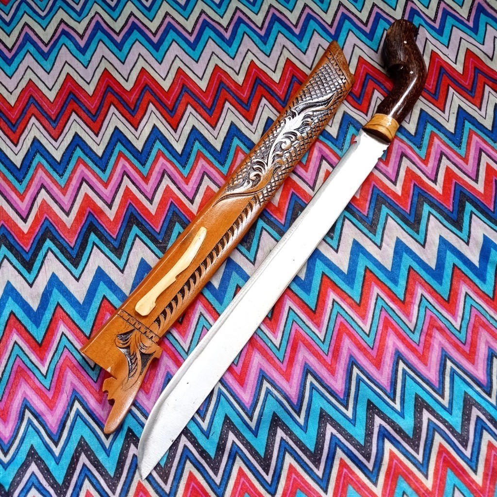 Jual GOLOK ASLI CIBATU GOLOK baja per pemotong kayu dan bambu full tank ...