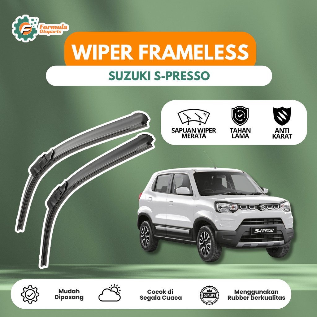 Jual Wiper Mobil - Suzuki S-Presso Spresso - Model Frameless Soft Blade ...